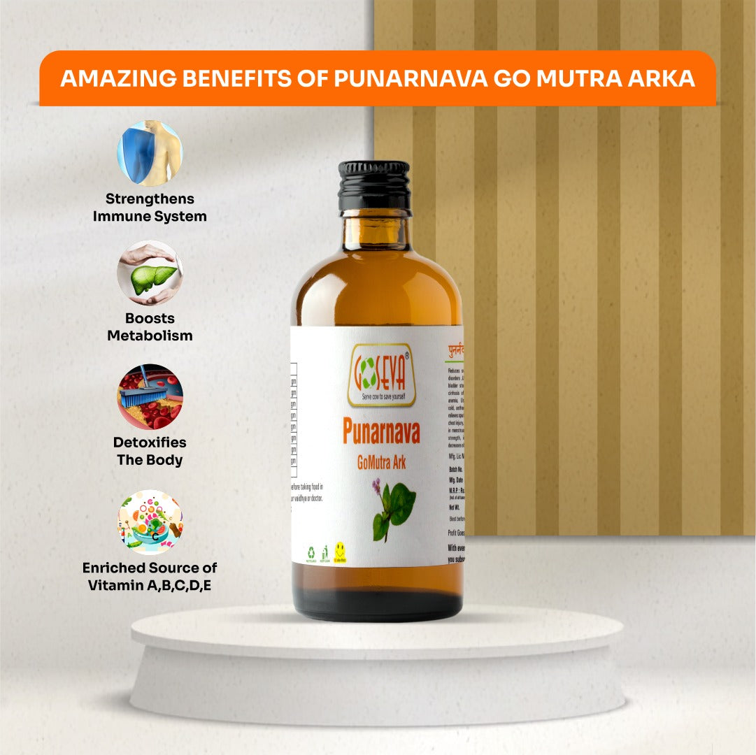 Punarnava Gomutra Ark | 500ML – Goseva